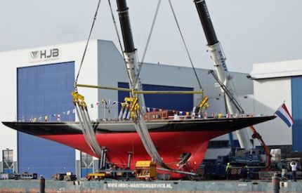 SuperyachtNews.com - Fleet - Holland Jachtbouw launches J-Class 'Rainbow'