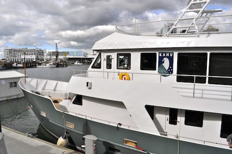 SuperyachtNews.com - Fleet - Fitzroy Yachts convert MV Kahu for yard owner