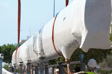SuperyachtNews.com - Fleet - Future Fibres delivers 76m mast for 60m Perini